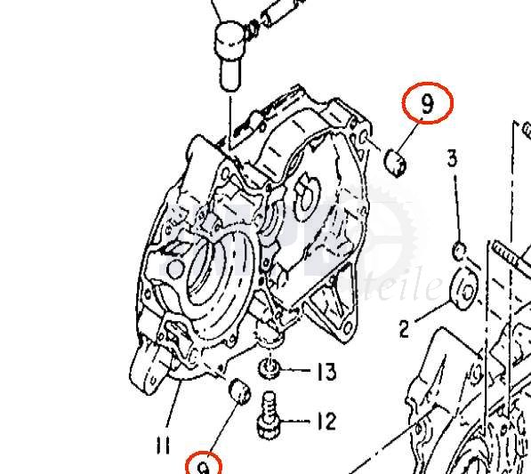 Buchsesätze Motorblock Yamaha - JMPB Teile