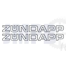 Aufklebersatz Zundapp 2 Stück 325MM - JMPB Teile