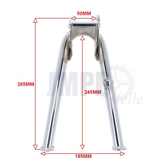 Hauptständer Peugeot 103 Chrom 265MM - JMPB Teile